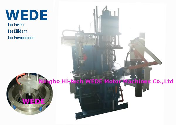 High Precision AC Rotor Cutting Machine , Auto Servo Motor Turning Machine